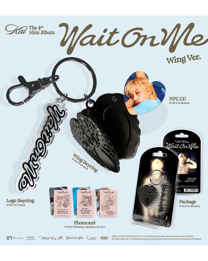 KAI: The 4th Mini Album Wait On Me (Wing Ver.) (K-POP)