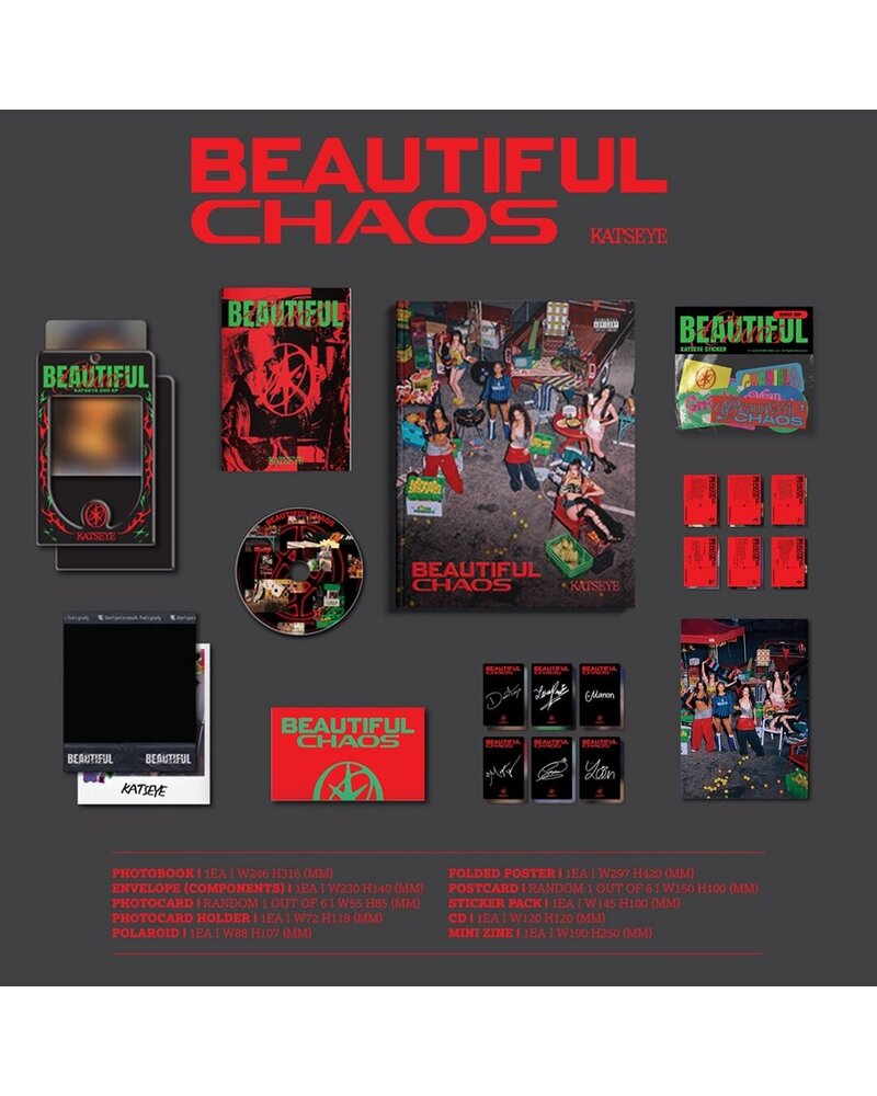 KATSEYE: BEAUTIFUL CHAOS (Random Ver.) (K-POP)